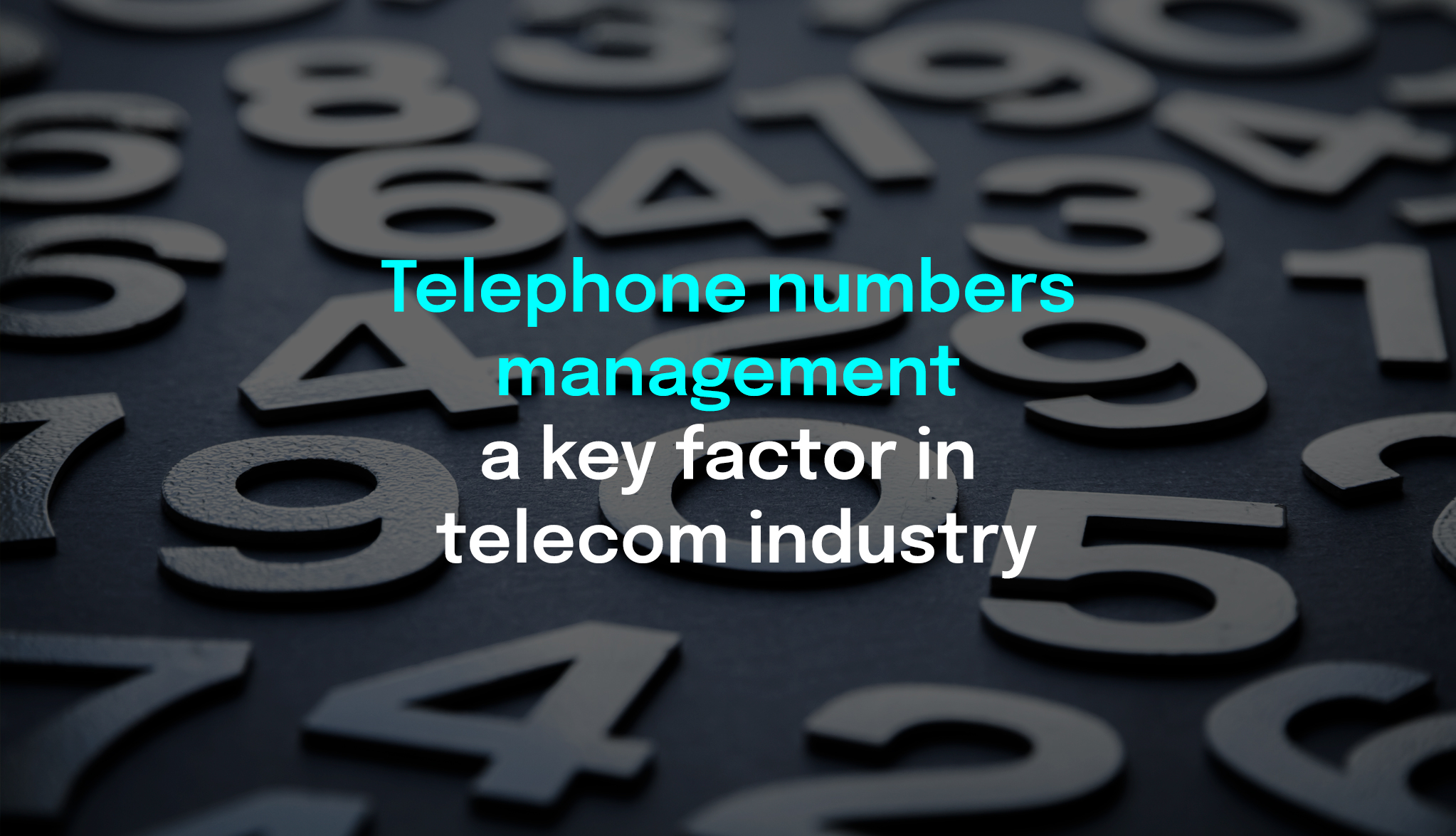 Comprehensive Phone Number Management for Telecom Operator